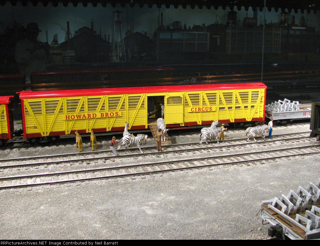 Howard Bros. Circus Zebra Car