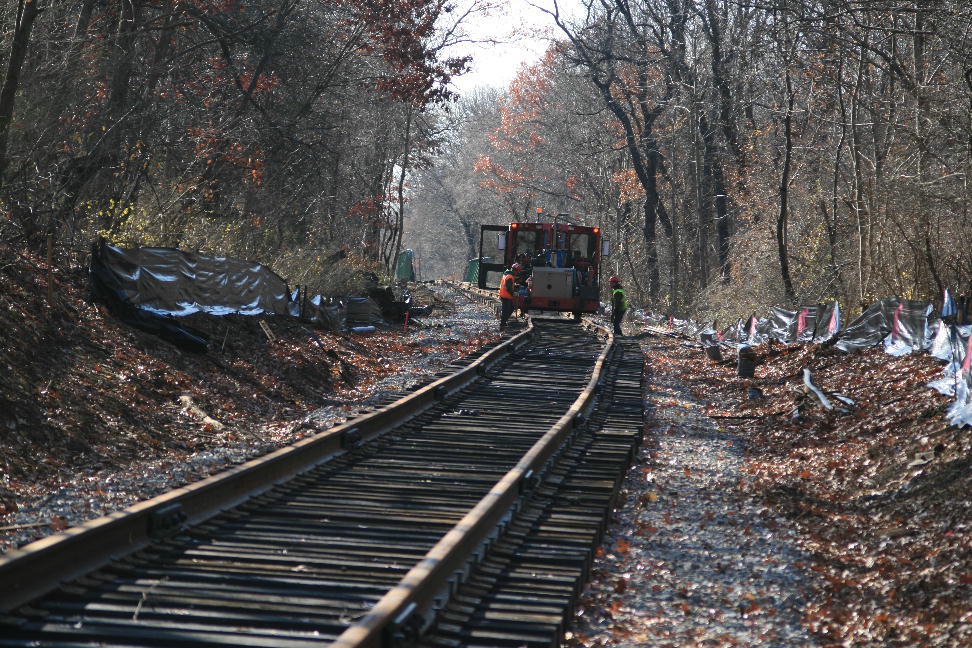 Railroad Construction Spiking Machine