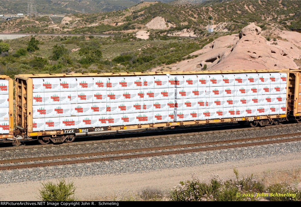 TTZX 862059 at Cajon CA. 6/4/2015