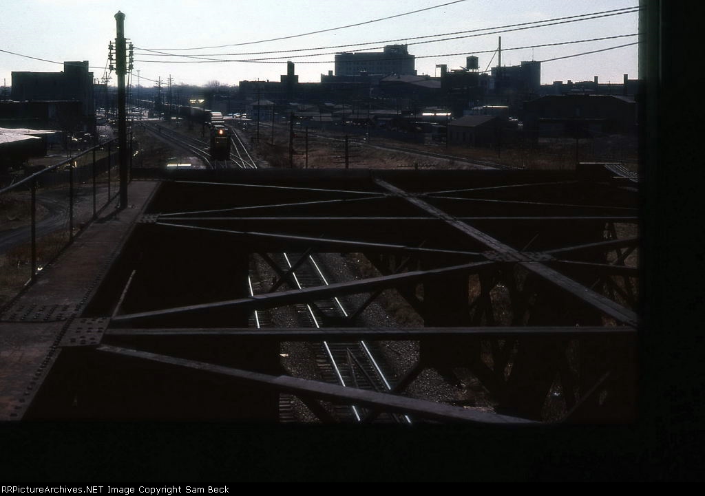 Northbound EL Intermodal from the Grand Calumet River Bridge