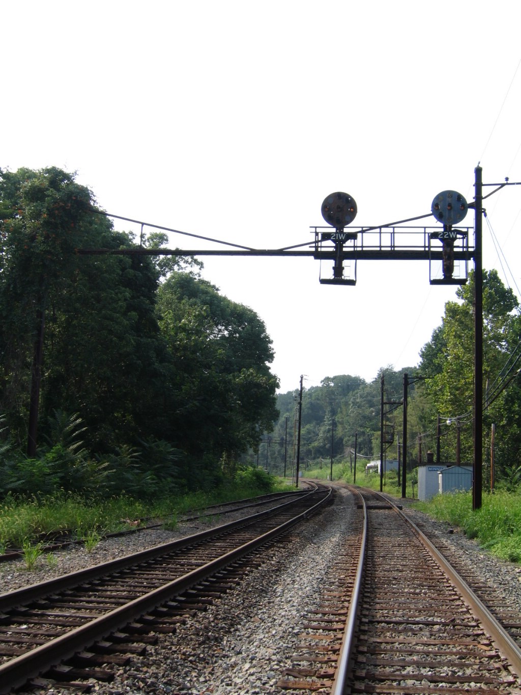 Pennsy signals at the Minnick interlocking