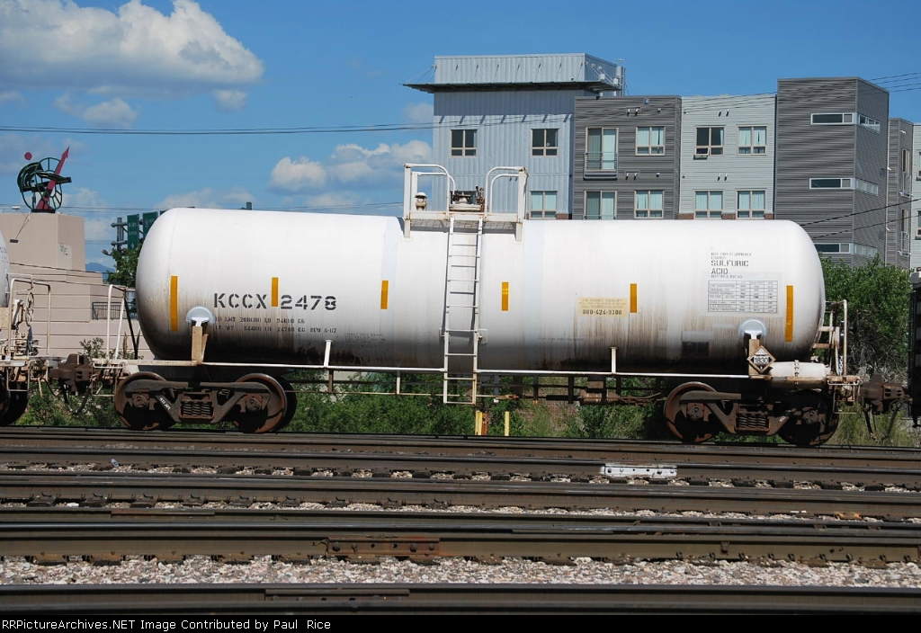 KCCX 2478 Placard As 1830 Sulfuric Acid