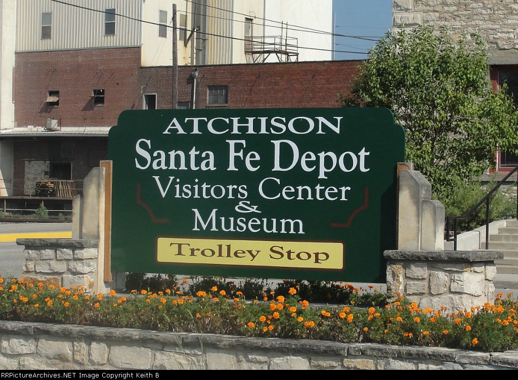 Santa Fe Depot Sign