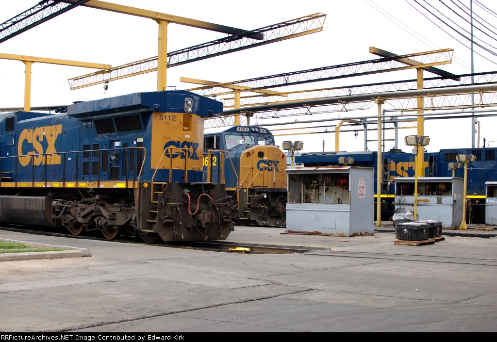 Cumberland Md. CSX Maintenance Shop from E. Offut St. Locomotives in ...