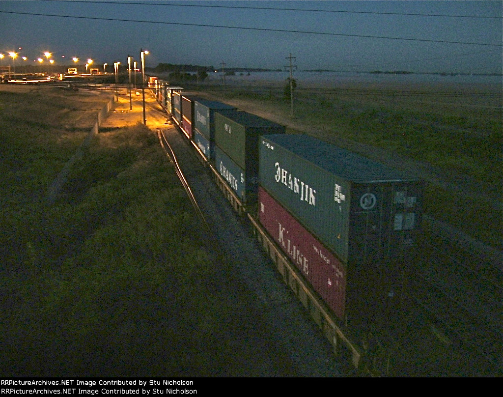 NS Double Stack at Rickenbacker Intermodal Yard
