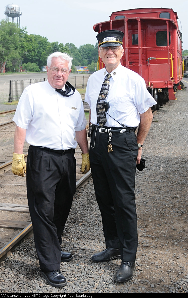 Stew and Bob ready for the day