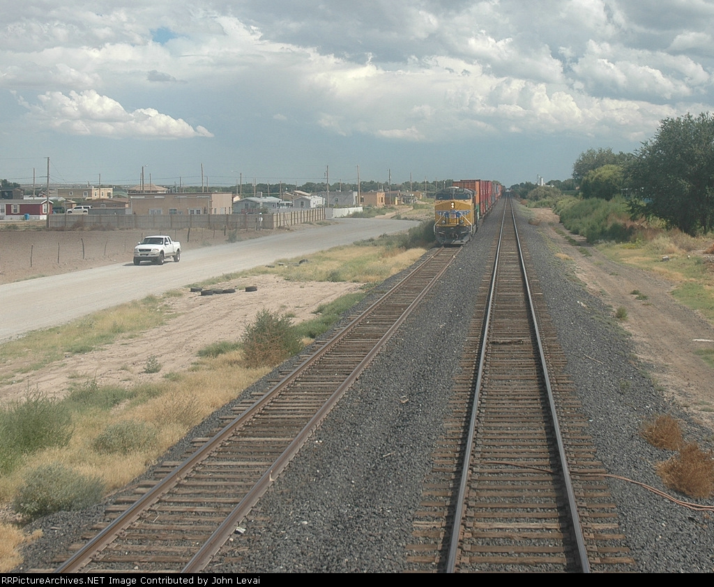 View from rear of Train # 1