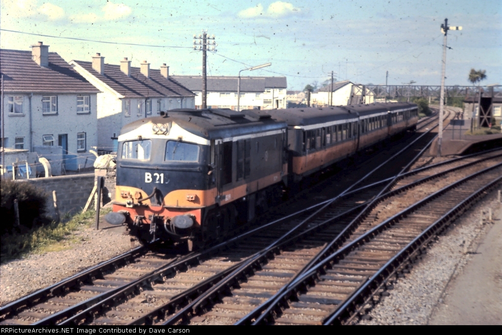 Ireland Secondment - CIE B216 on Dublin Suburban push-pull train