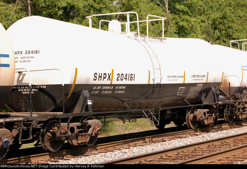 SHPX tank car #204161