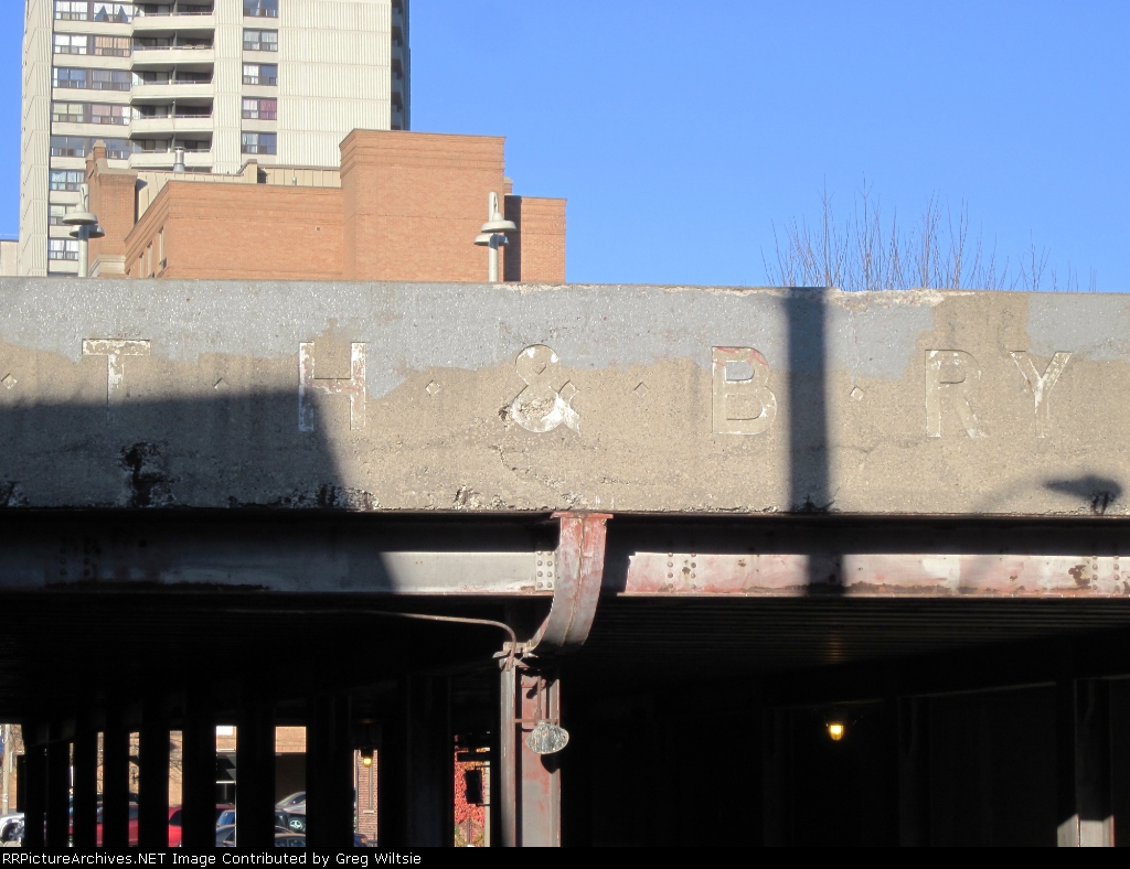 Toronto Hamilton & Buffalo Railway Lettering on Bridge