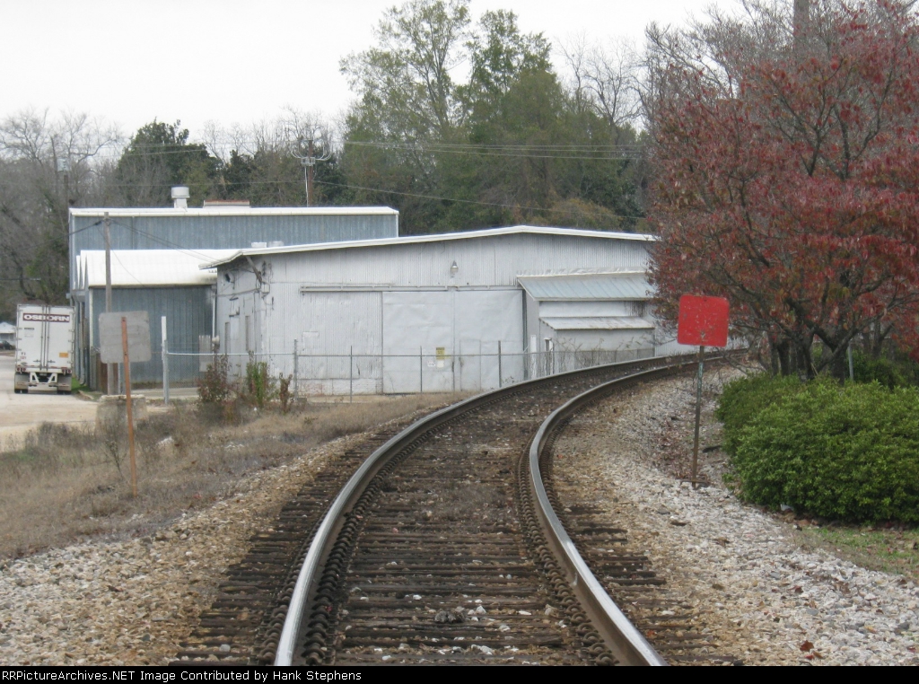 C-2 Curve Rail Gang conditional stop boards protecting the working gang ...