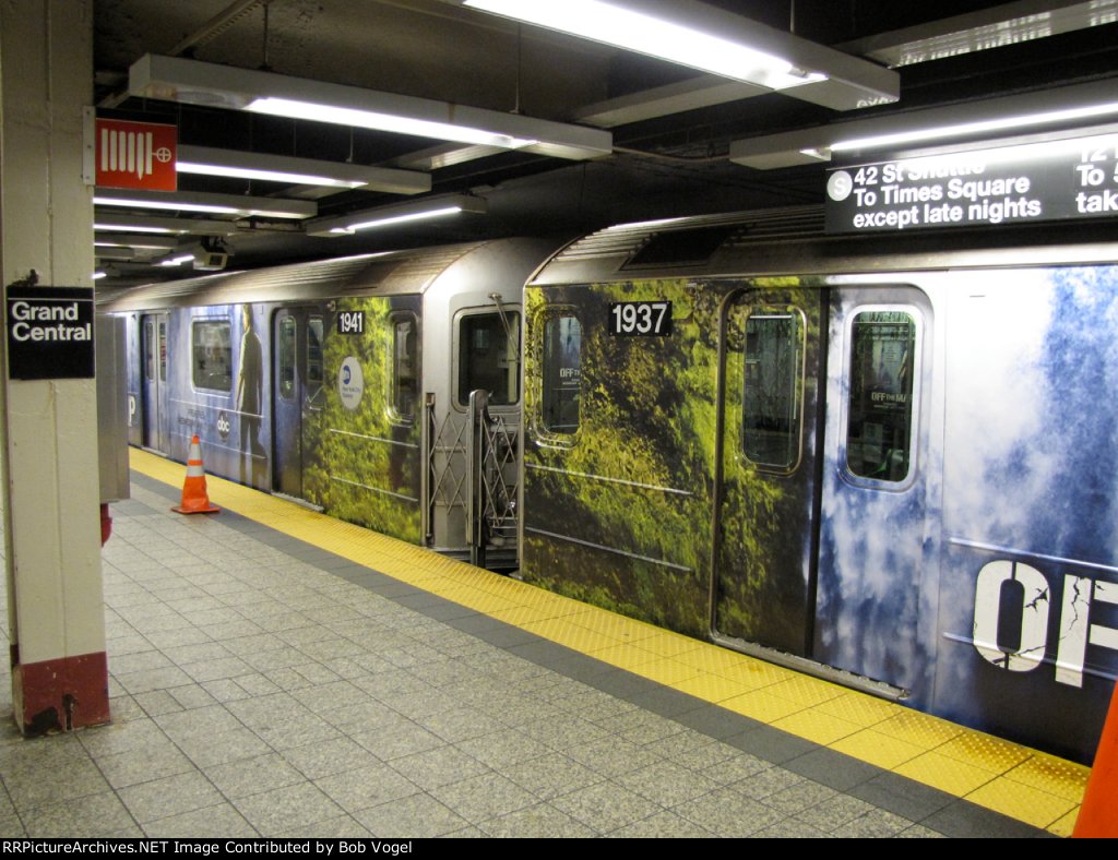 wrapped Grand Central - Times Square Shuttle
