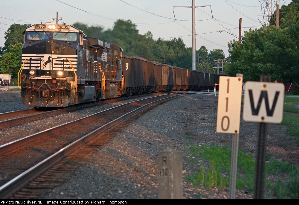 NS 9832 on NS 414