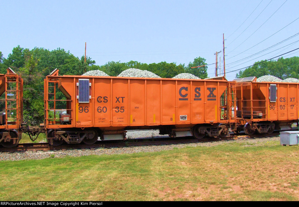 CSX 966035 Solar Panel Ballast Hopper