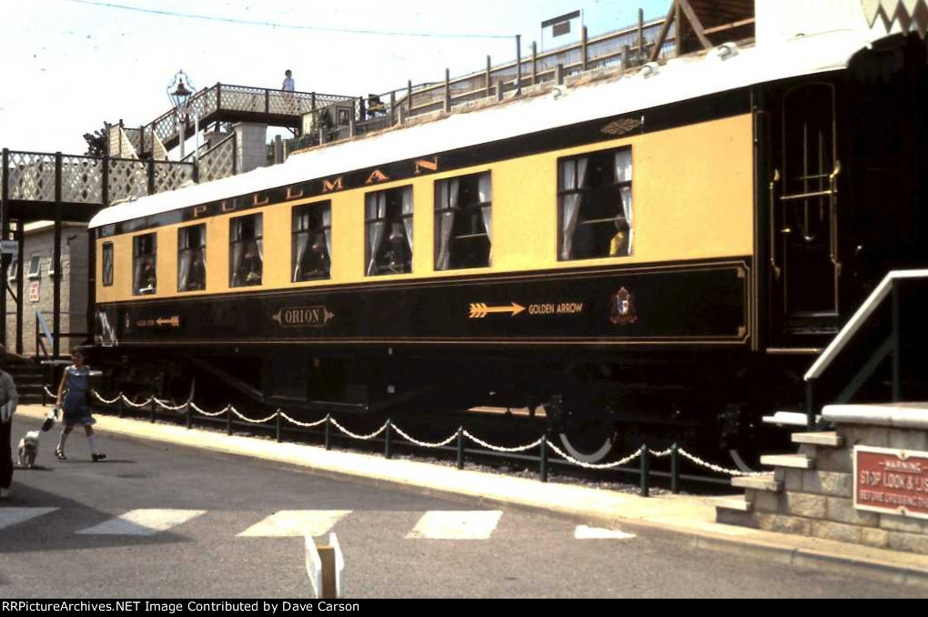 Pullman car Orion preserved at Pecorama