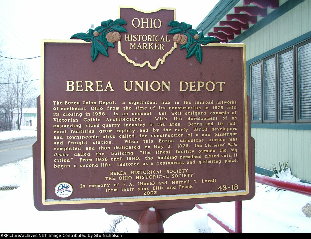 Berea OH Depot History