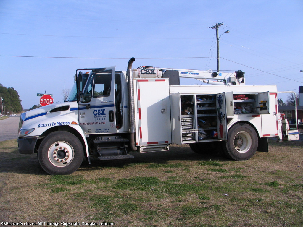 CSX MOW equip. repair Truck