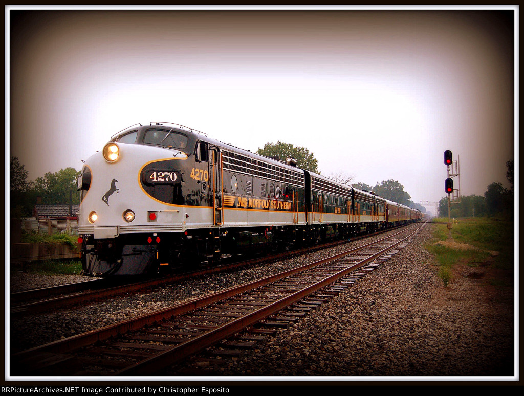 NS F9A 4270 leads the OCS on the old NKP