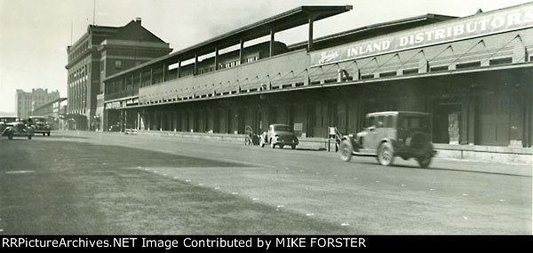 Old Spokane Union Pacific Depot area 1940's