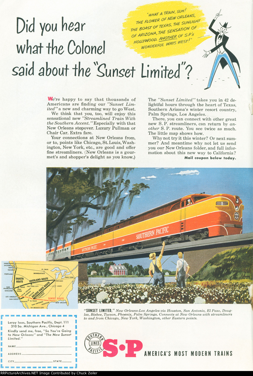 SP Sunset Limited Advertisement