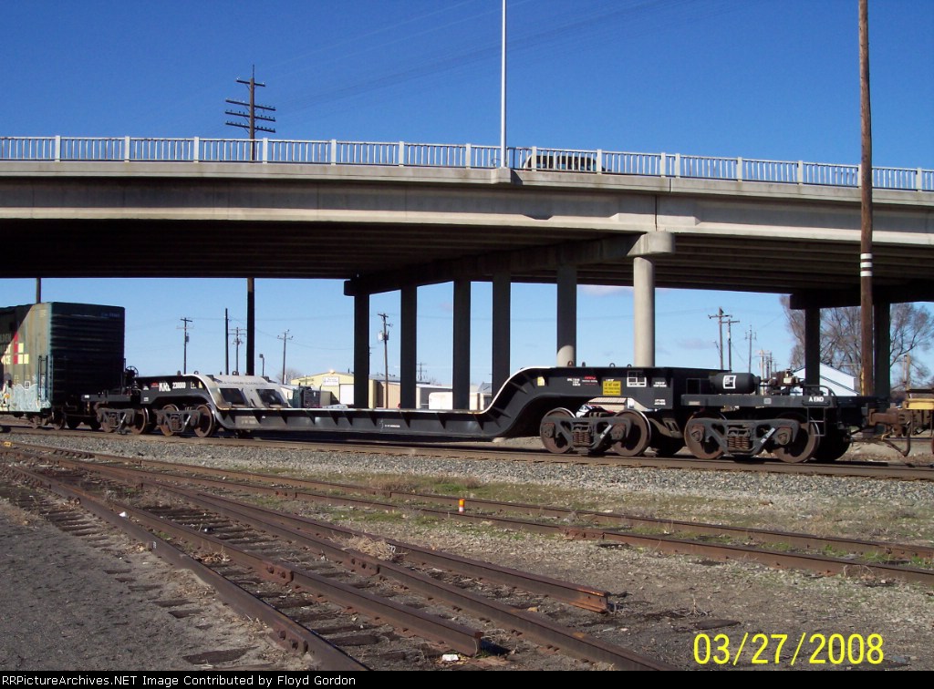 KRL 230000 16 wheeled depressed center flat car