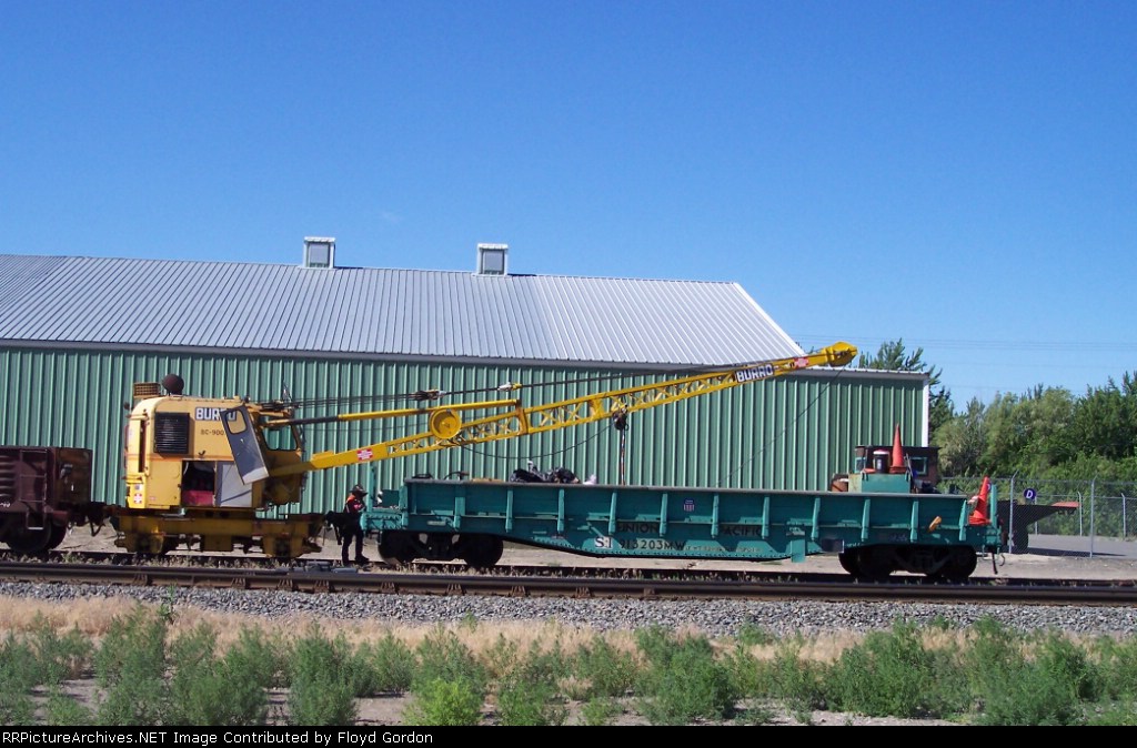 UP 9004 MOW Burro Crane