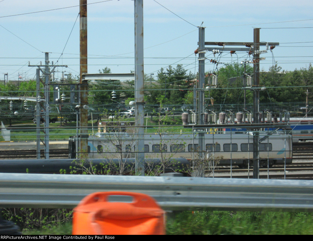 MARC car and Acela Track Inspection car