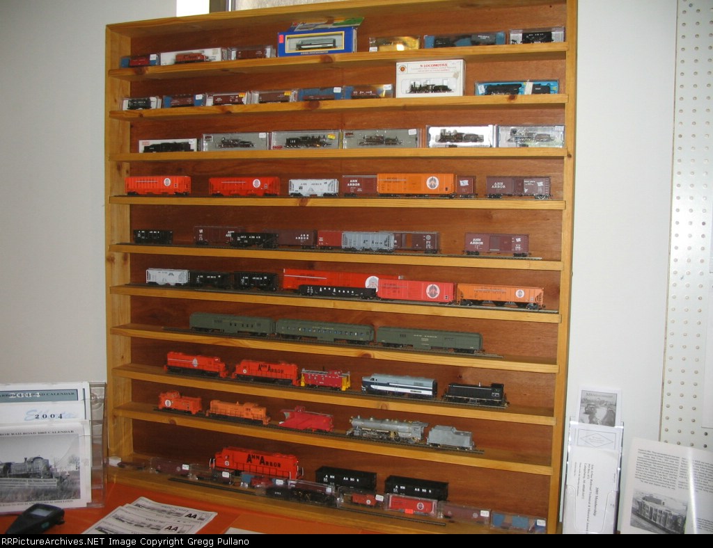 Ann Arbor Railroad Model display