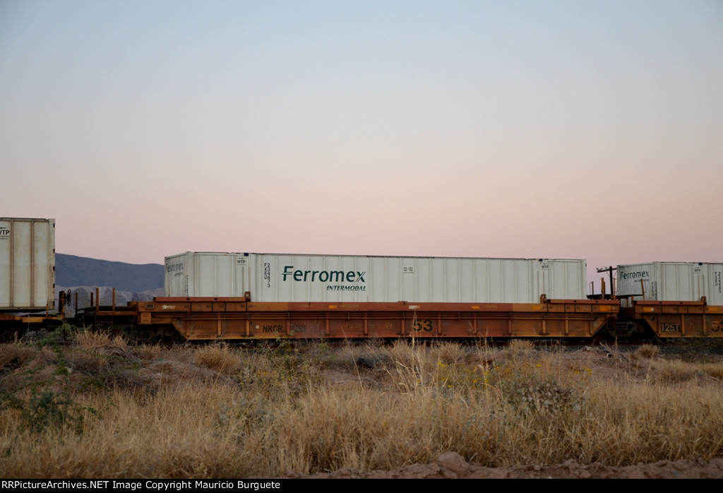 NKCR Double Stack "A" with Ferromex container