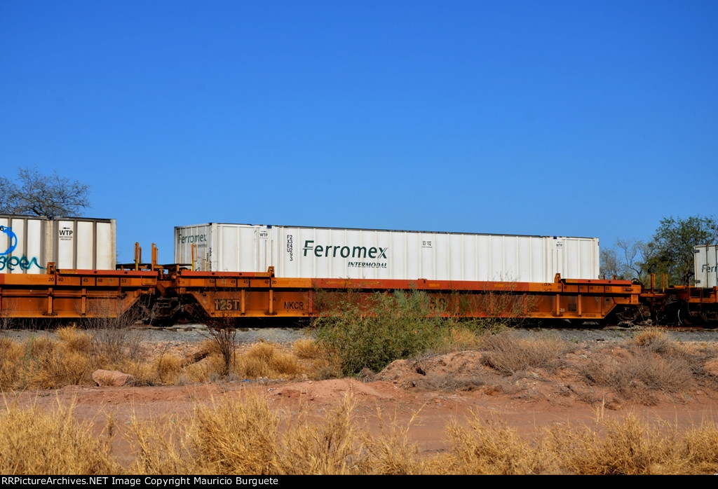 NKCR Double Stack "A" with Ferromex container