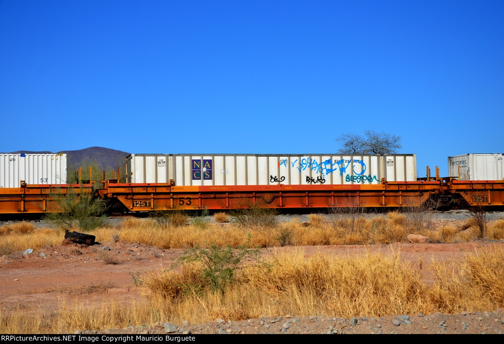 NKCR Double Stack "C" with Ferromex container