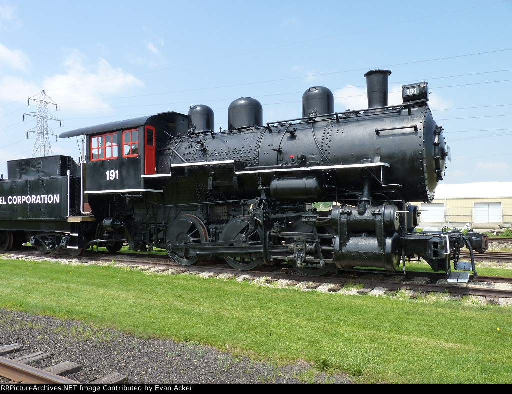 steam engine on display