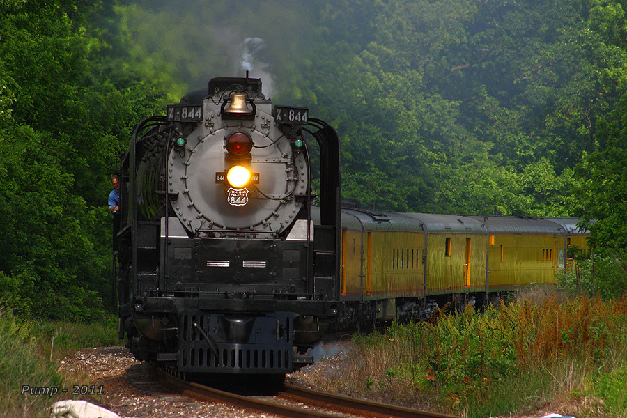 Eastbound UP 844 and The Little Rock Express Train
