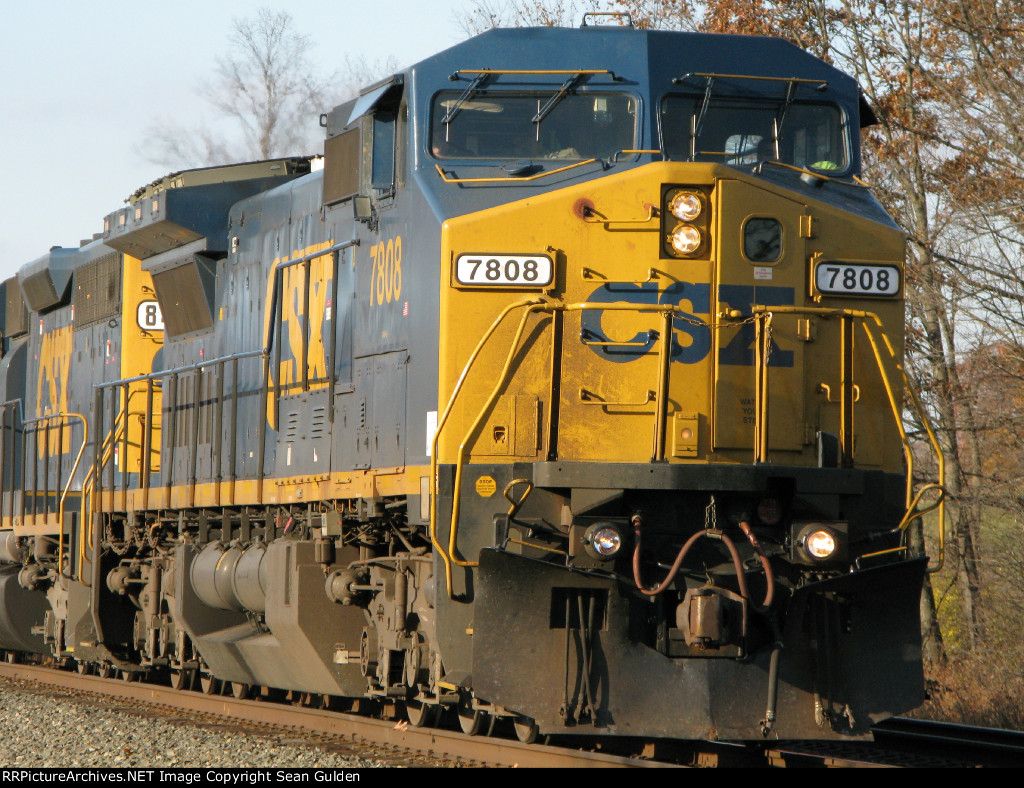 CSXT GE C40-8W 7808