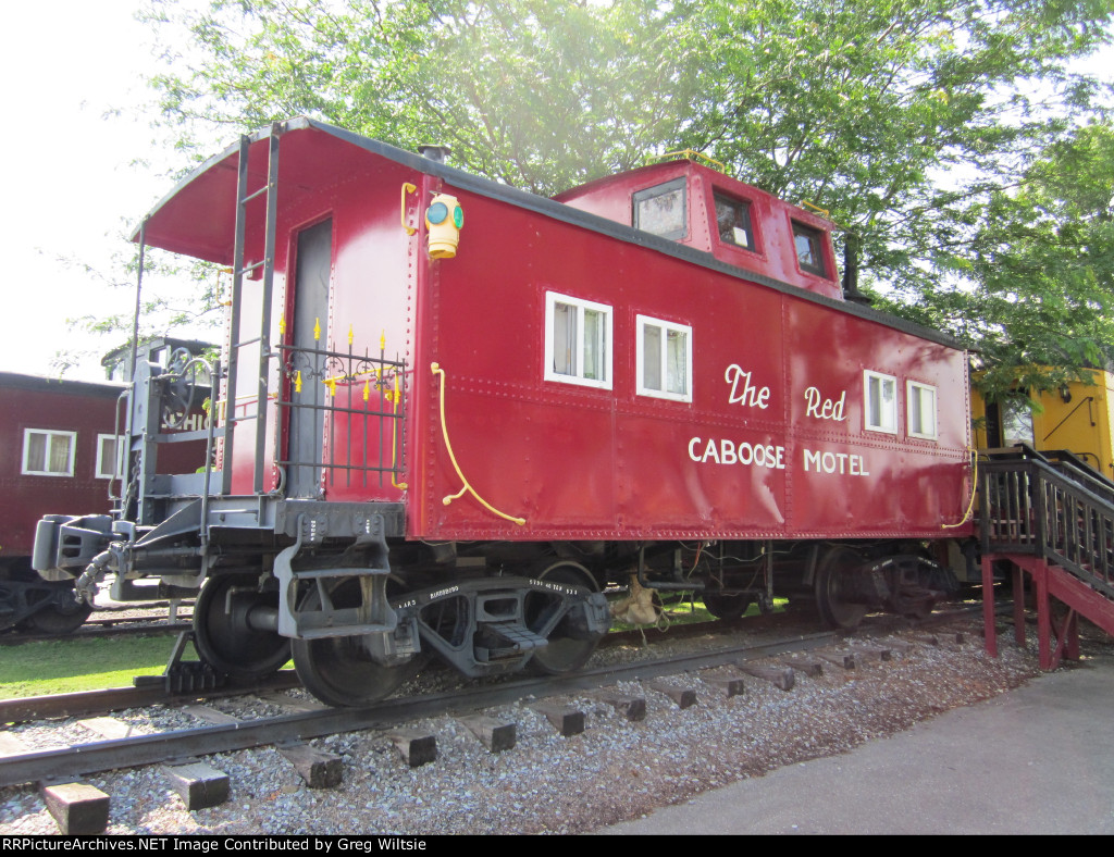 The Red Caboose Motel caboose room 42