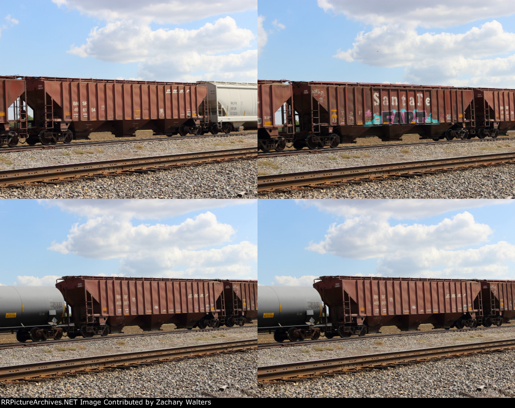 BNSF ATSF Hoppers