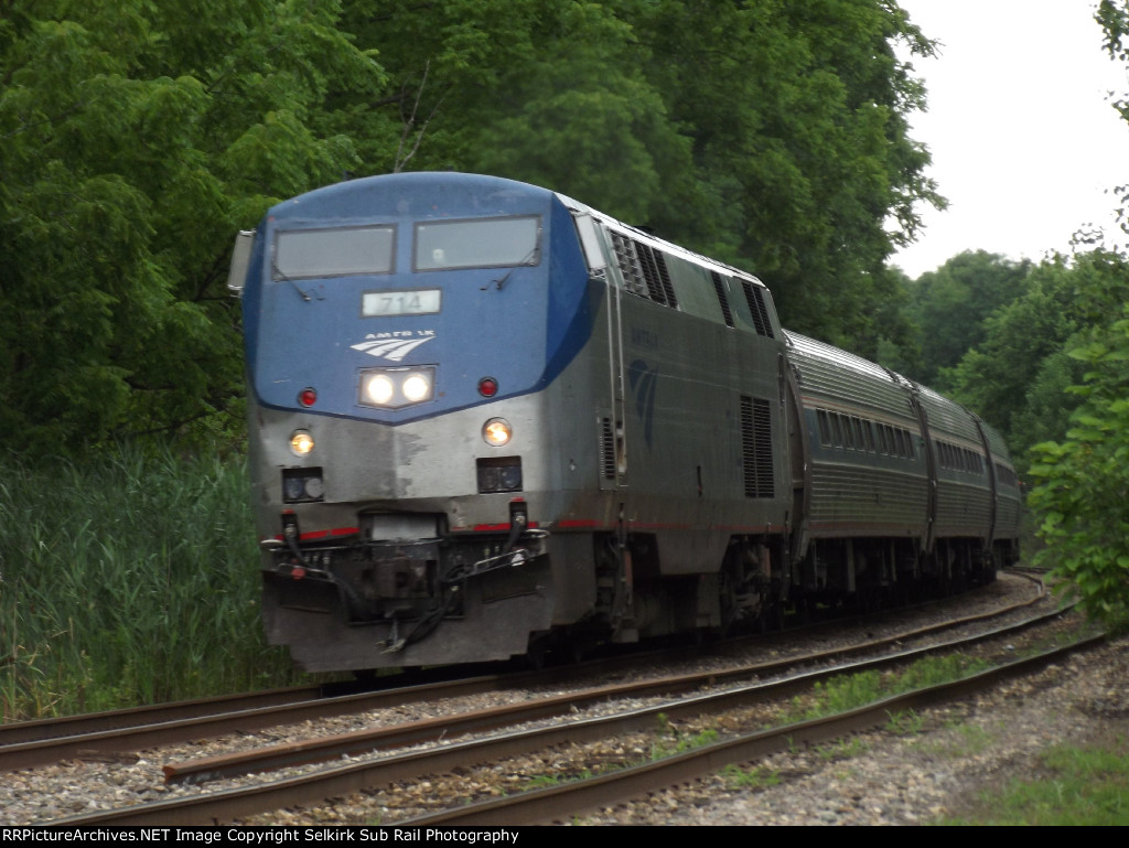 Southbound Amtrak