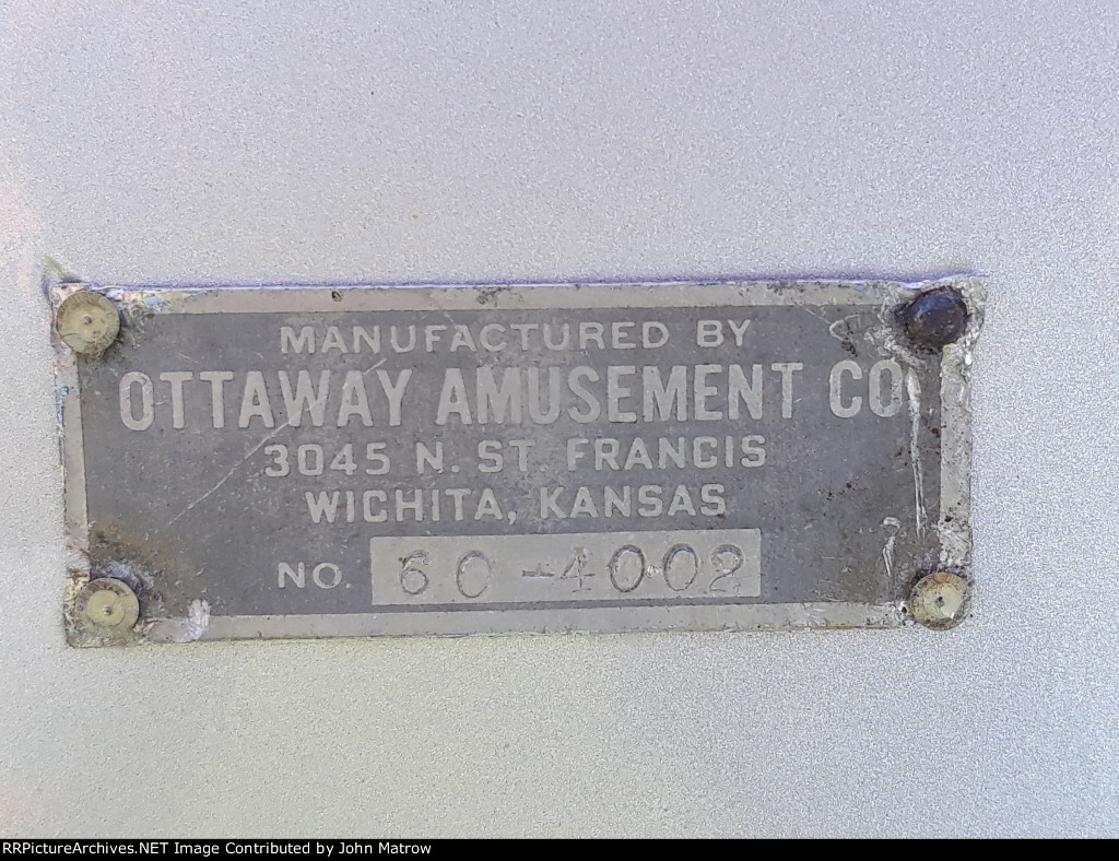 Restored Ottaway Ammusements 1960 Aerotrain