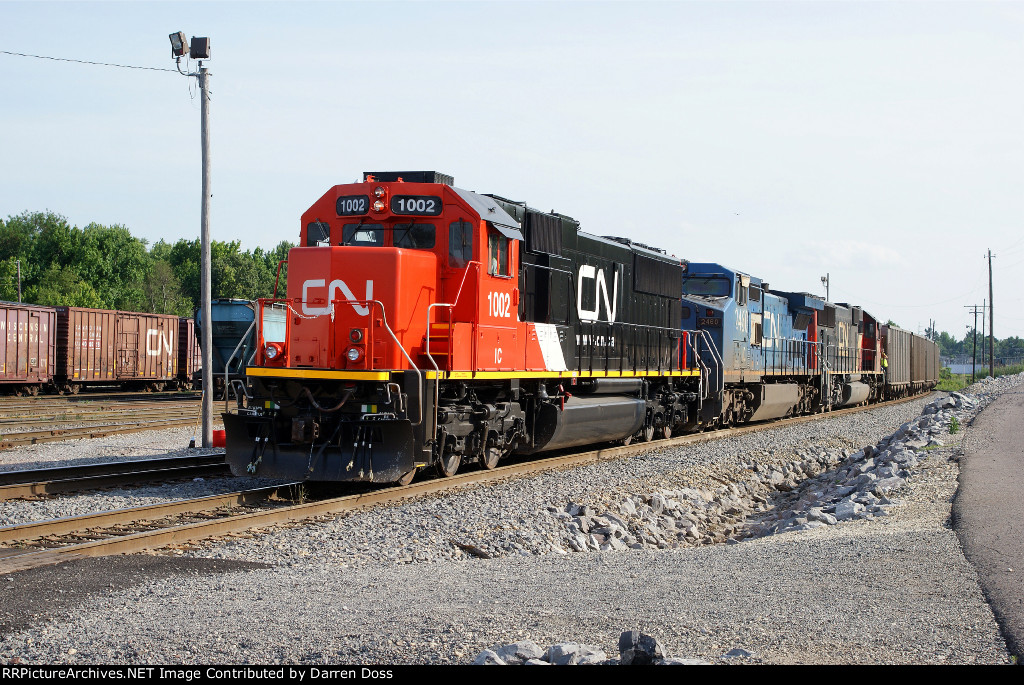 IC 1002 leading a coal train