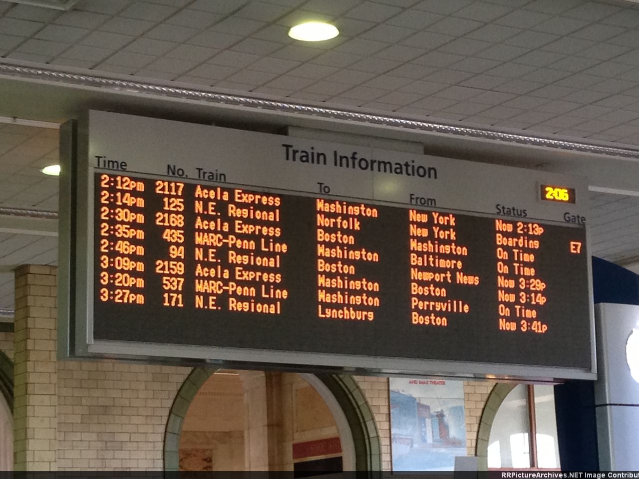 Train Information Board