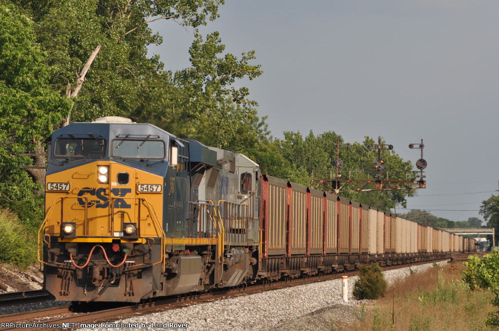 CSXT 5457 On CSX K 223 Northbound