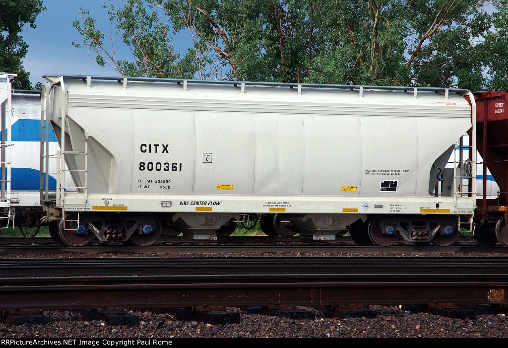 CITX 800361, on the UPRR
