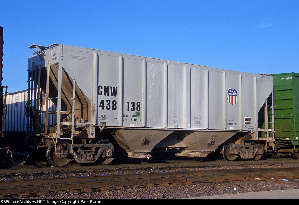 CNW 438138, on the UPRR at Proviso Yard