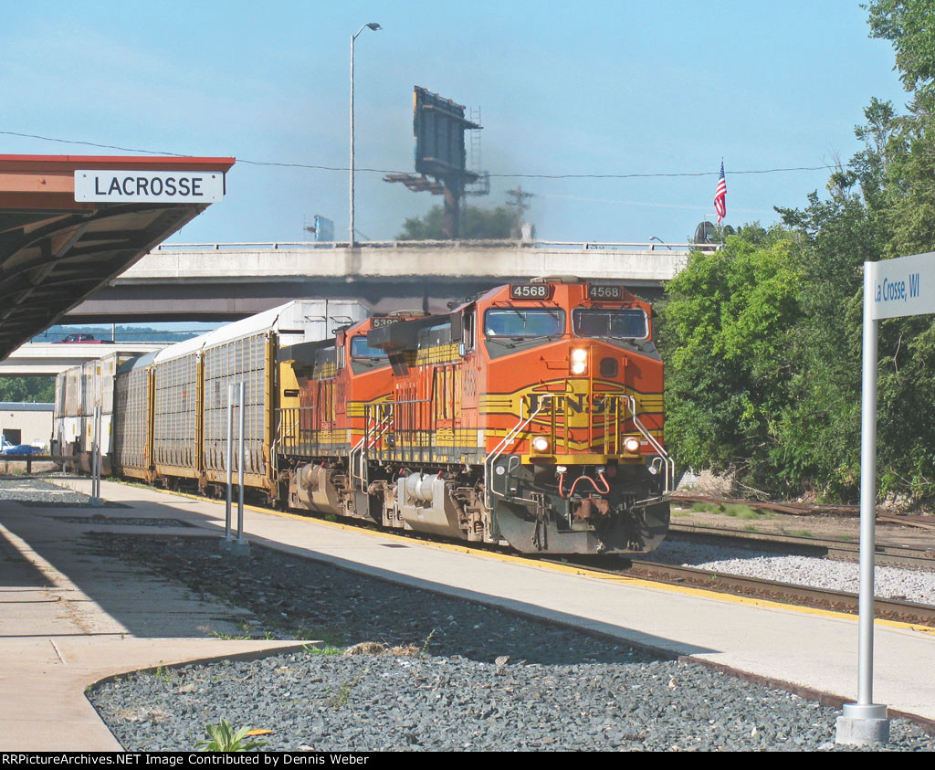 BNSF 4568, CP's Tomah Sub.
