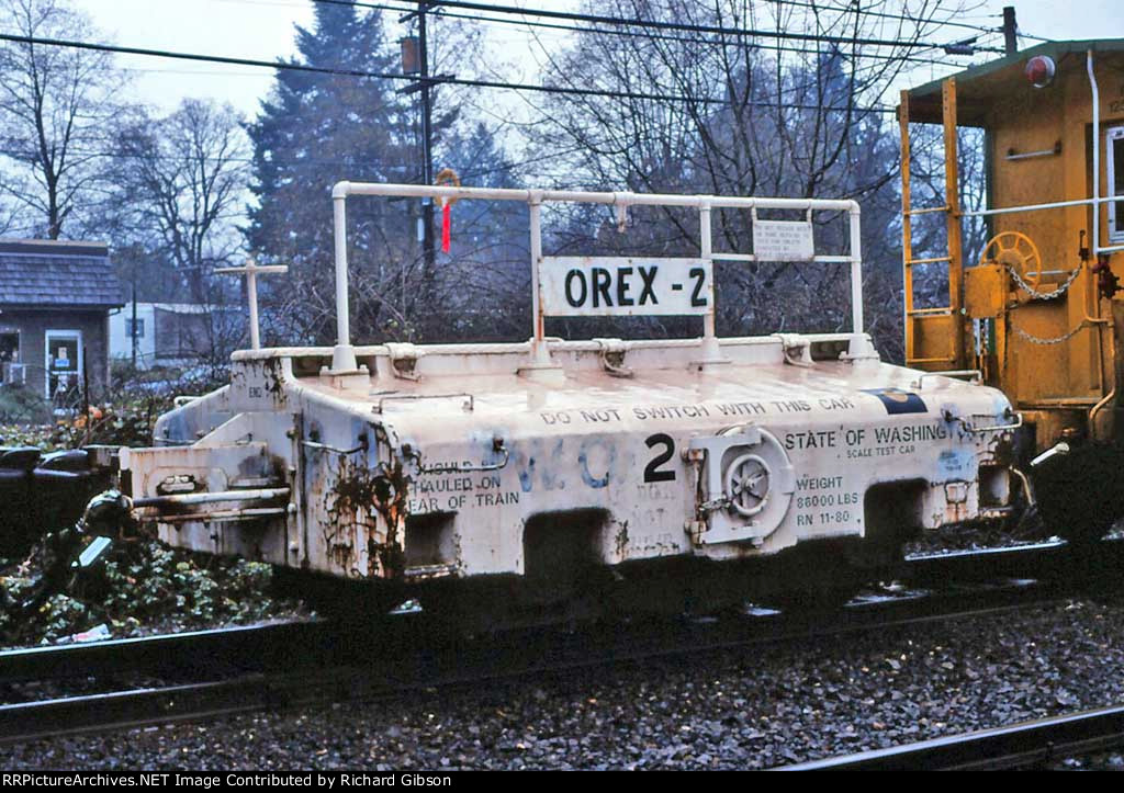 OREX 2 Scale Test Car