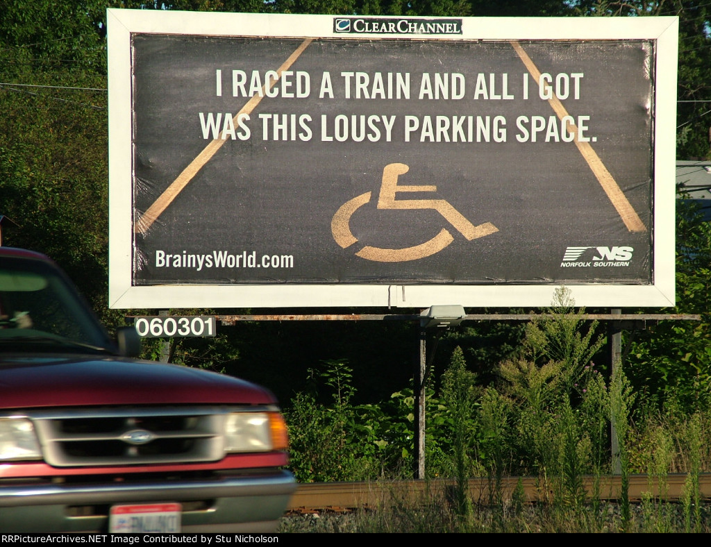 NS Grade Crossing Safety Billboard