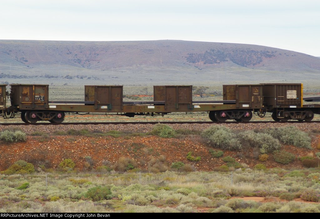 Transporting steel railway tracks