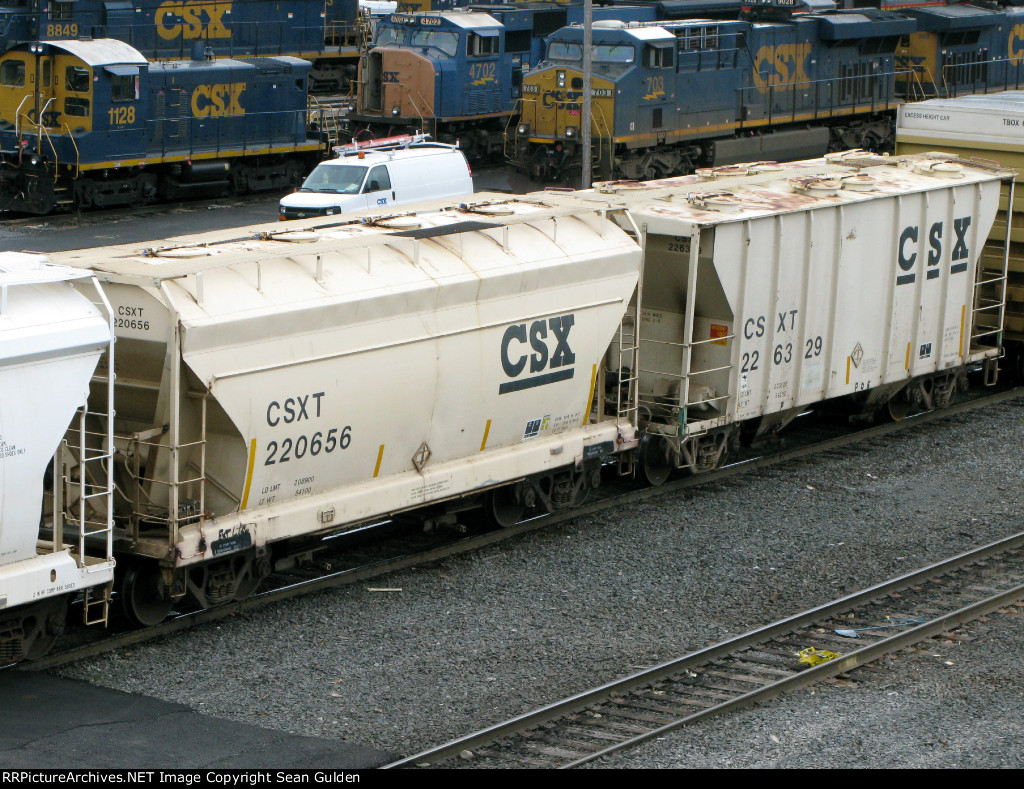 CSXT Two-Bay Covered Hoppers