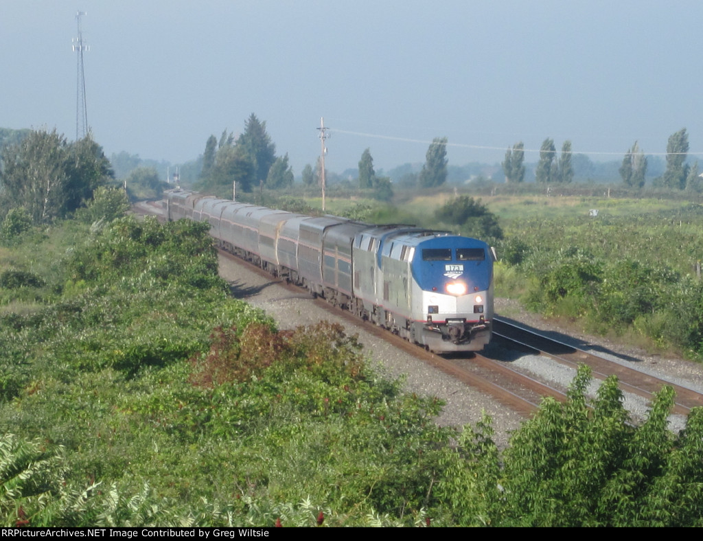 Amtrak's Lake Shore Limited passes through grape country