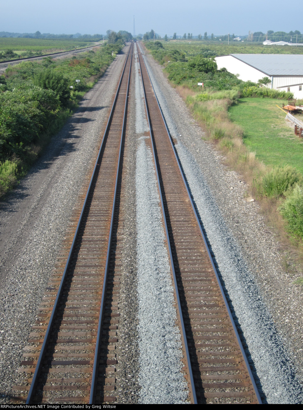 New ballast is laid on track one